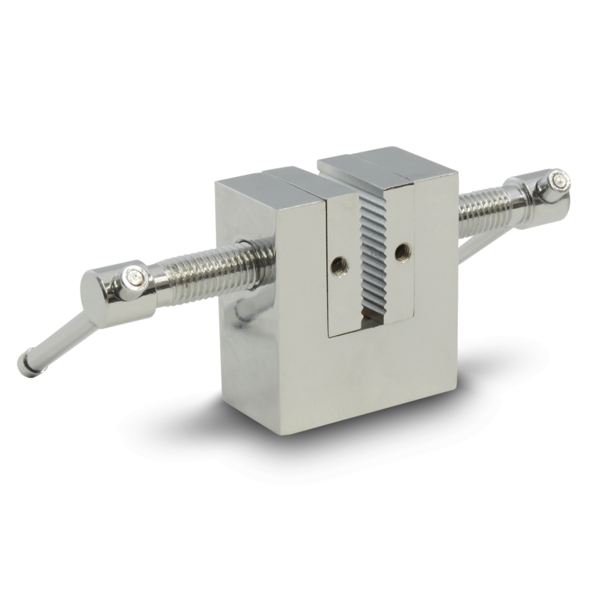 Chrome-plated C-Clamp – force gauge accessory